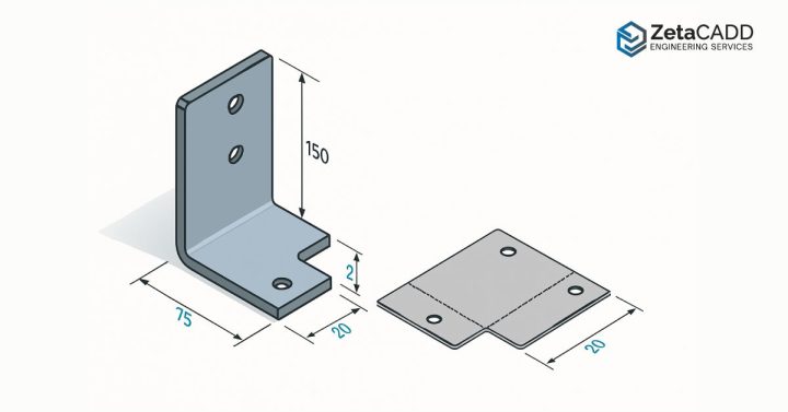 How 3D Sheet Metal Design Ensures Optimised Production? | ZetaCADD